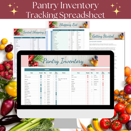 Pantry Inventory Tracking Spreadsheet – Money Minded Mom Shop