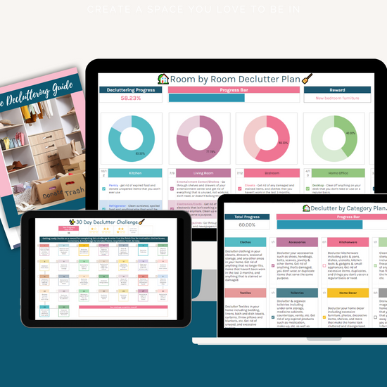 Ultimate Home Declutter Spreadsheet – Money Minded Mom Shop