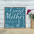 Mom/Mother Word Wall Art Mother's Day Gift for Mom (4 color options ...