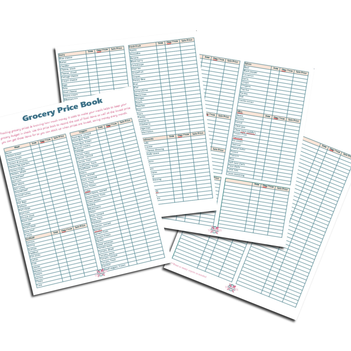 Grocery Price Book – Money Minded Mom Shop